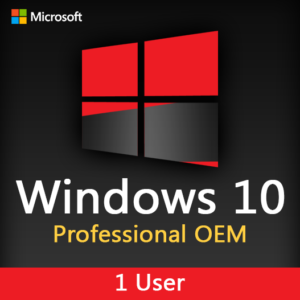 Microsoft Windows 10 Pro OEM System builder License Key