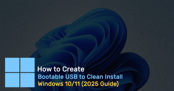 Create Windows 10/11 Bootable USB & Clean Install (2025)